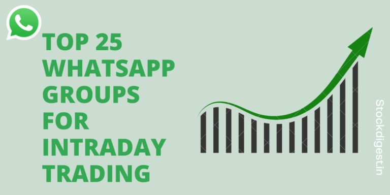 Top 25 Free WhatsApp Groups For Intraday Trading in 2025!